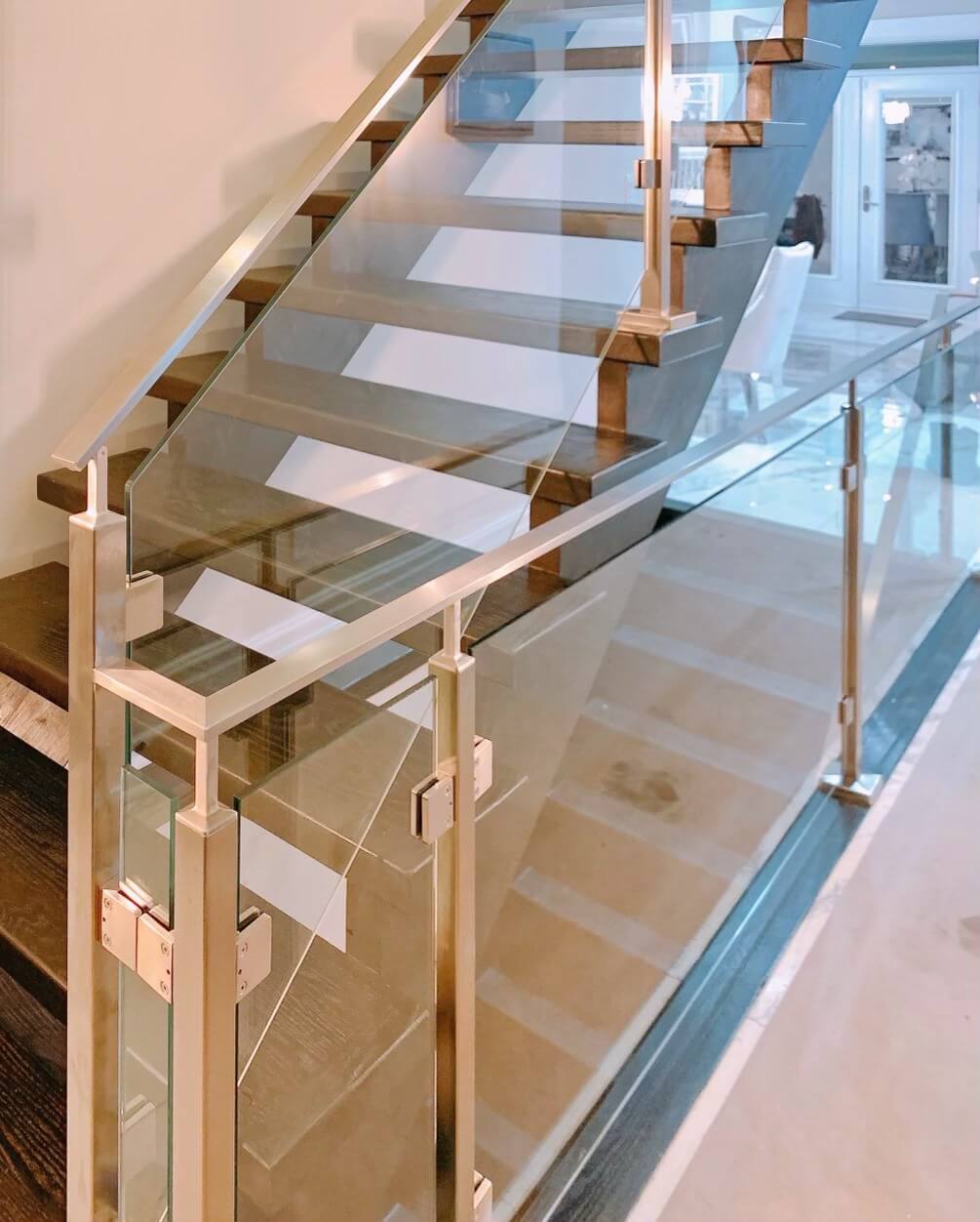 Glass Railings with Posts & Clips | Shower Lagoon