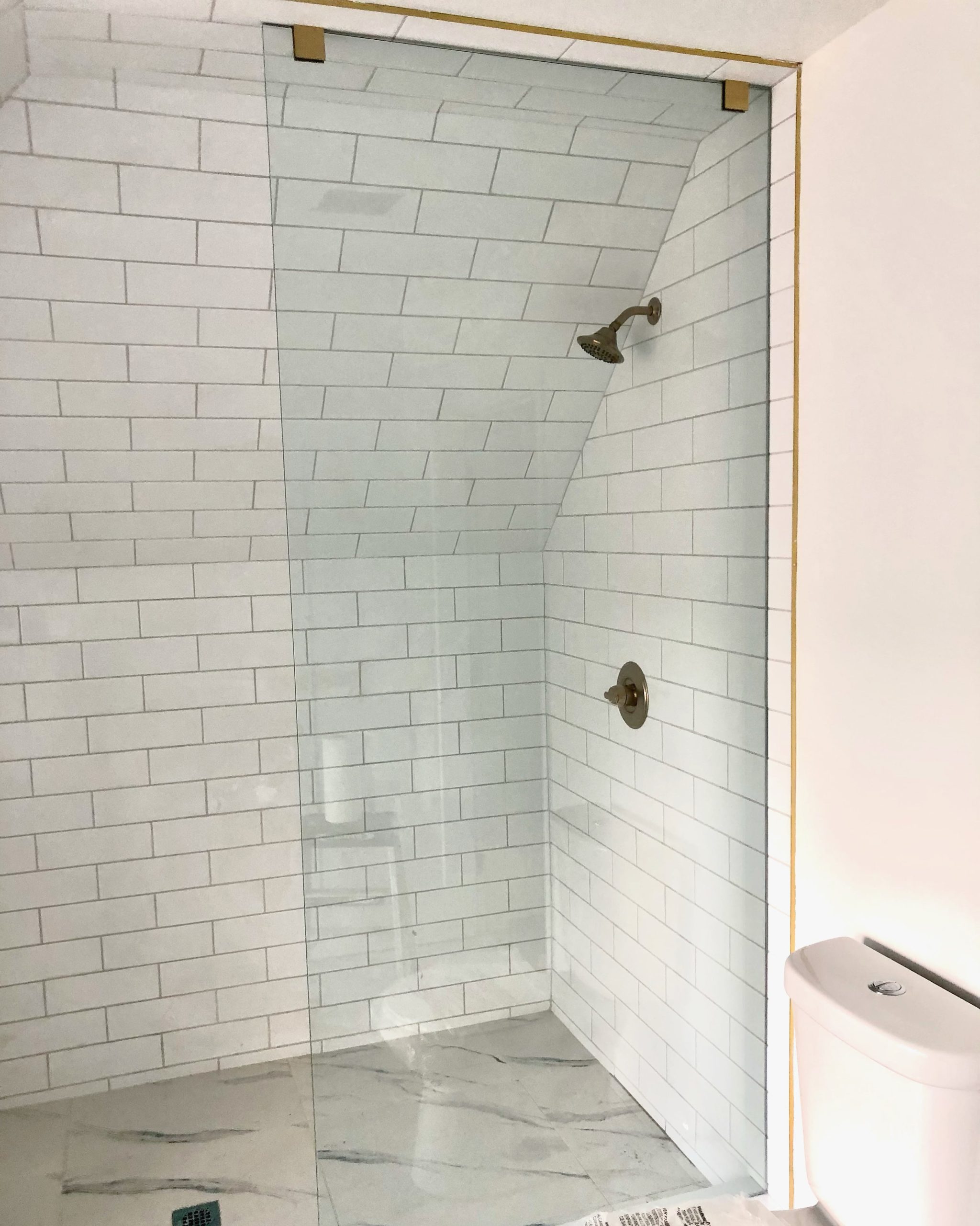 Single Panel Glass Shower Door | Shower Lagoon