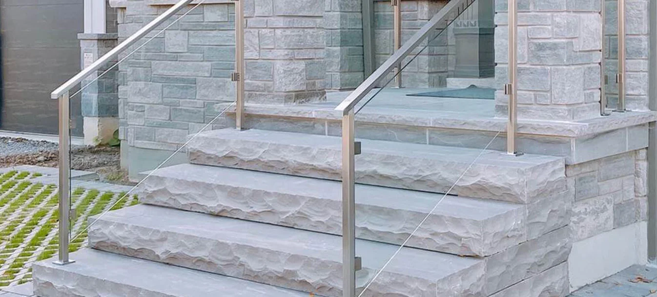 High-Quality Custom Glass Railing Wall Panels | Shower Lagoon