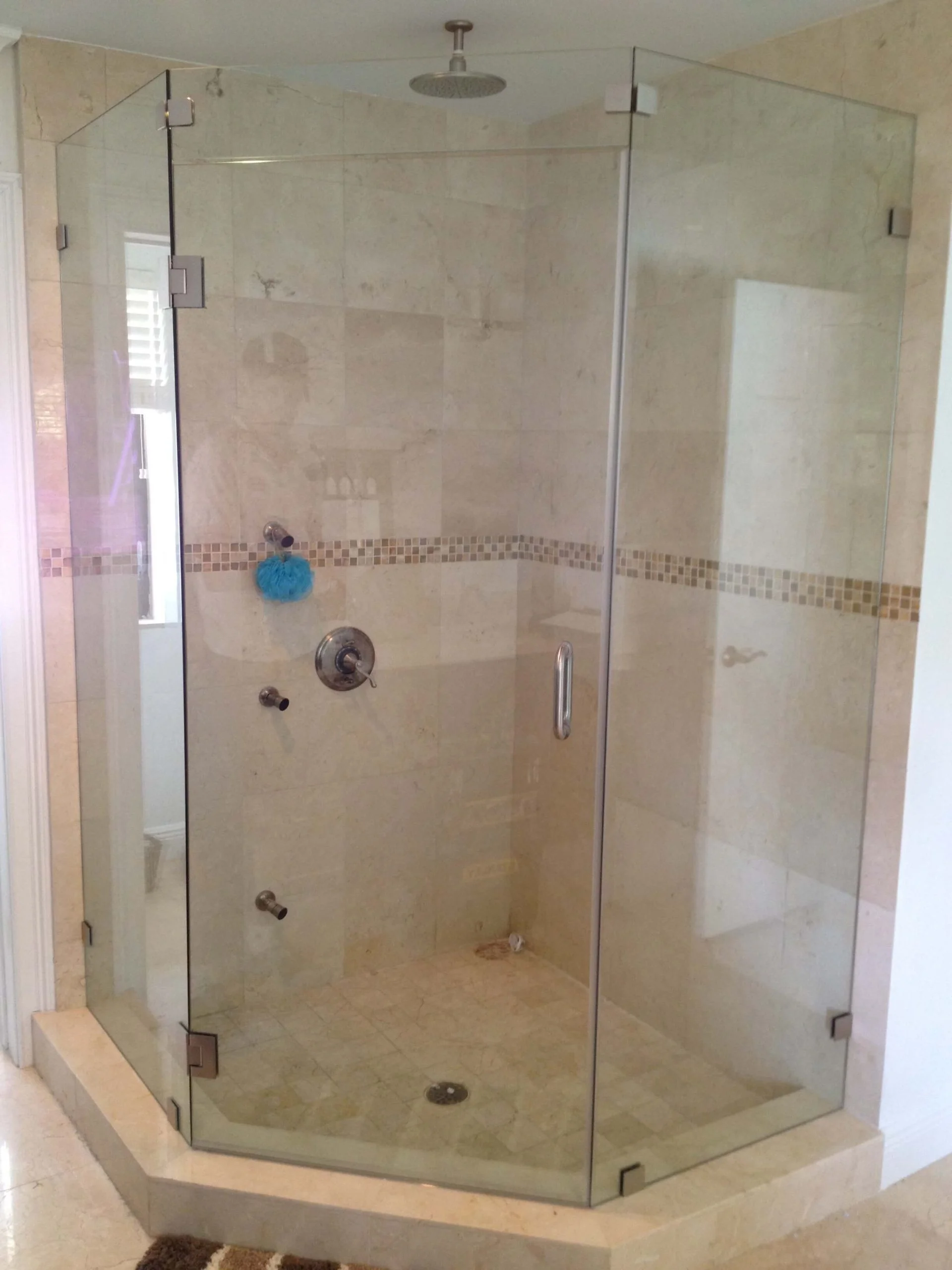 Neo Angle Shower Glass Doors: Best Shower Door Company | Shower Lagoon